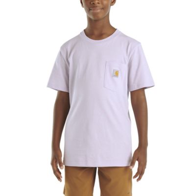 Carhartt Boys' Crew Neck Short-Sleeve Pocket T-Shirt