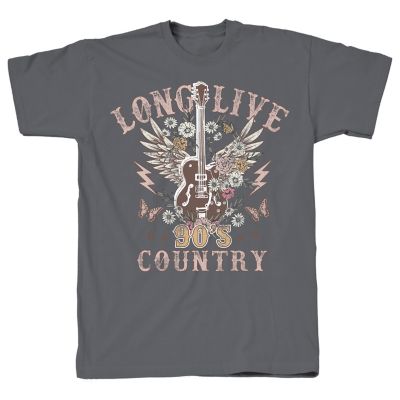 Tractor Supply Women's Long Live 90's Country Crew Neck Short-Sleeve T ...
