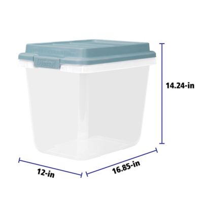 HEFTY 32 qt. Hi Rise Clear Bin at Tractor Supply Co.