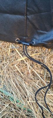 Country Canvas Hay Bale Cover, Black with Ghost at Tractor Supply Co.