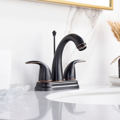 Ultra Faucets Vantage 4 in. Centerset 2-Handle Bathroom Faucet with ...
