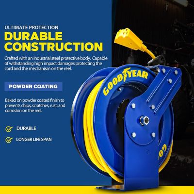 Goodyear 100 ft. Indoor/Outdoor Cord Reel at Tractor Supply Co.