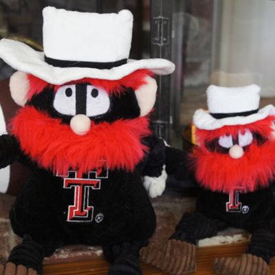 Hugglehounds NCAA Texas Tech Raider Red Knottie Plush Dog Toy at ...