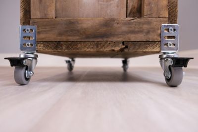 Titan 1-7/8 in. Thermoplastic Rubber Corner Caster, 90 lb. per Caster ...