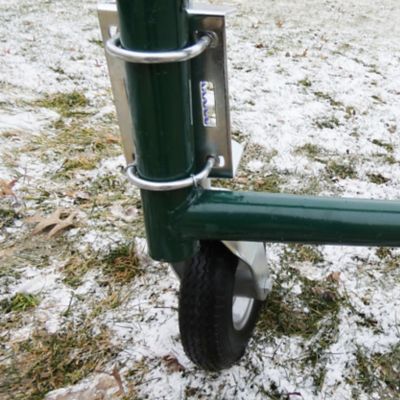 Titan 8 in. Spring Loaded Flat-Free Gate Caster, 220 lb. Capacity at ...