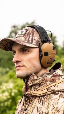 Walker's Razor Slim Electronic Muff - Battle Brown at Tractor Supply Co.