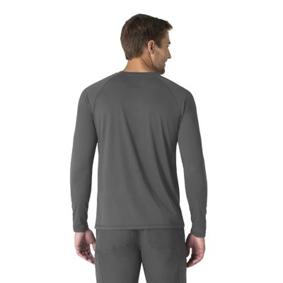 Carhartt Men's Force Sub-Scrubs Performance Long-Sleeve Crew Neck Scrub Top