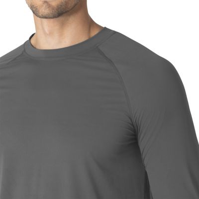 Carhartt Men's Force Sub-Scrubs Performance Long-Sleeve Crew Neck Scrub Top
