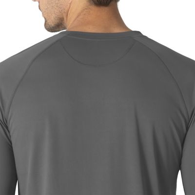 Carhartt Men's Force Sub-Scrubs Performance Long-Sleeve Crew Neck Scrub Top