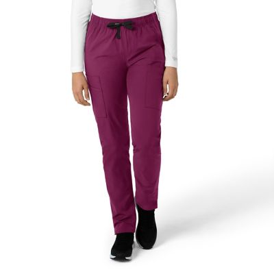 Carhartt Force Essentials Women's Straight Leg Scrub Pant, 2X,Wine at ...