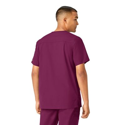 Carhartt Men's Force Essentials 4-Pocket Shirttail V-Neck Scrub Top at ...