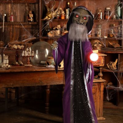 Haunted Hill Farm The Great Zoltan Animatronic Talking Wizard at ...