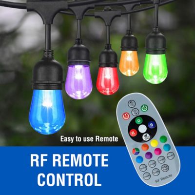 Red Shed 24 ft. Indoor/Outdoor Color-Changing LED String Lights at ...