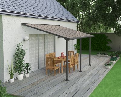 Canopia by Palram Olympia 10 ft. x 14 ft. Patio Cover - Gray/Bronze at ...