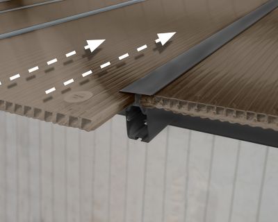 Canopia by Palram Olympia 10 ft. x 24 ft. Patio Cover - Gray/Bronze at ...