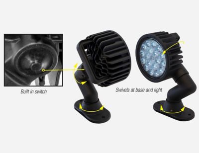 Buyers Products Spotlight,12-24 VDC, 18 LED, Round at Tractor Supply Co.