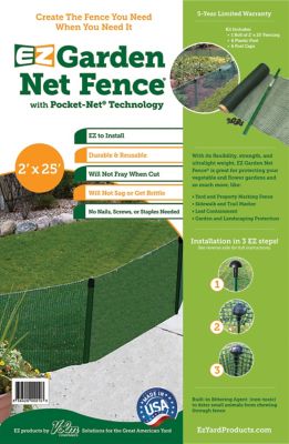 EZ Products 25 ft. x 2 ft. Garden Net Fence at Tractor Supply Co.