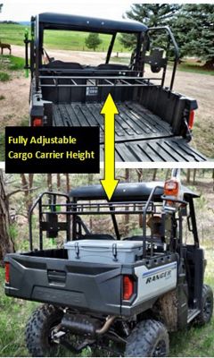 Hornet Outdoors Polaris Full Size Ranger Adjustable Rear Cargo Rack at ...