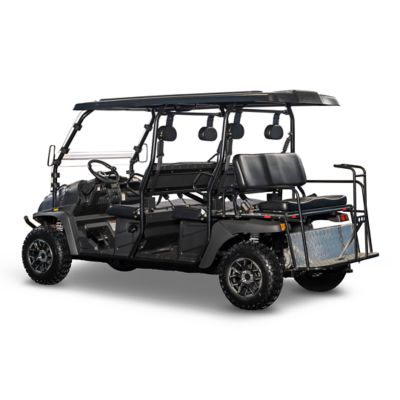Bighorn 6-Seater Explorer 400 4x4 Limo Golf Cart/UTV, Red at Tractor ...