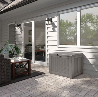 Rubbermaid 74 gal. Medium Resin Outdoor Storage Deck Box at Tractor ...