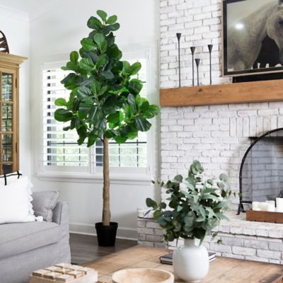 Nearly Natural 9 ft. Artificial Fiddle Leaf Fig Tree