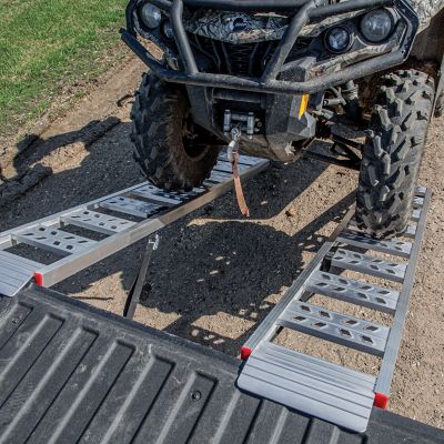 Yutrax 77" Utility Ramps, High-Strength Extruded Aluminum, 1800 lb ...