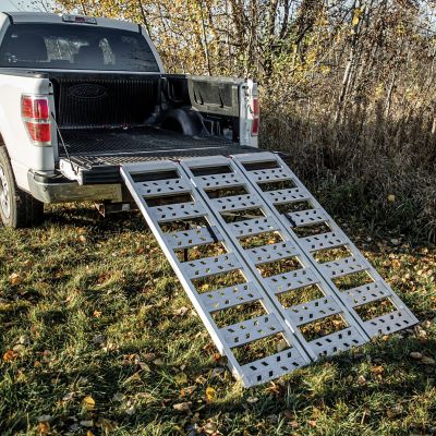 Yutrax 69" Tri-Fold Ramp, High-Strength Extruded Aluminum, 2200 lb ...