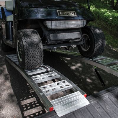 Yutrax 1,500 lb. Capacity 90 in. Arched Ramps, High-Strength Extruded ...