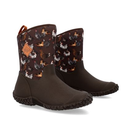 Muck Boot Company Women's Muckster II Chicken Print Mid Waterproof ...