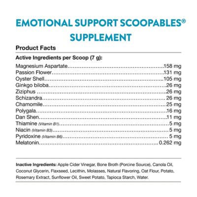 NaturVet Scoopables Emotional Support Daily Calming Aid Supplement