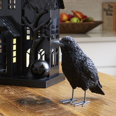 Red Shed Standing Crow Halloween Decor, 8 in. x 3.5 in. x 6.5 in. at ...