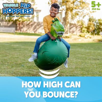 Waddle Large Inflatable Bouncy Hopper Ride-On Toy, Indoor/Outdoor Toy ...