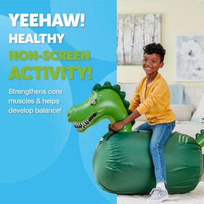 Waddle Large Inflatable Bouncy Hopper Ride-On Toy, Indoor/Outdoor Toy ...