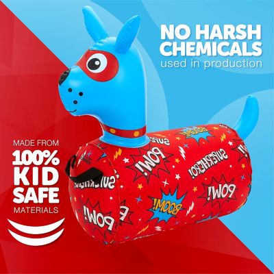 Waddle Hip Hopper Inflatable Hopping Animal Bouncer, Ages 2+, Supports ...