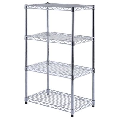 Muscle Rack 4-Shelf 20 in. x 12 in. x 32 in. Chrome Wire Shelving at ...