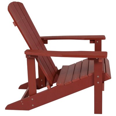 Flash Furniture Charlestown Commercial All-Weather Poly Resin Wood ...