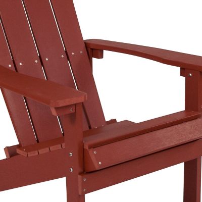 Flash Furniture Charlestown Commercial All-Weather Poly Resin Wood ...