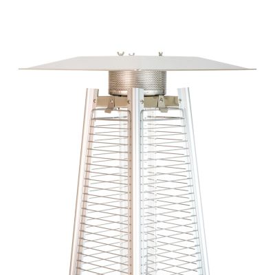 Flash Furniture Outdoor Patio Heater, 7.5 Feet Round Steel Patio Heater ...