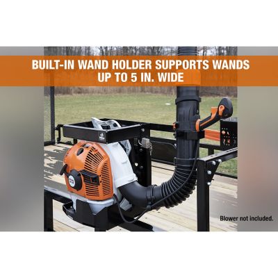 Buyers Products Universal Backpack Blower Rack for Open and Enclosed ...