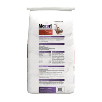 Mazuri Waterfowl Layer Food for Ducks and Geese, 25 lb. Bag at Tractor ...