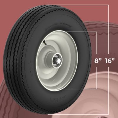 ToolTuff Direct 4.80-8 Log Splitter Tire with 1 in. Bearing, DOT ...