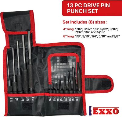 EXXO 13pc Drive Pin Punch Set at Tractor Supply Co.