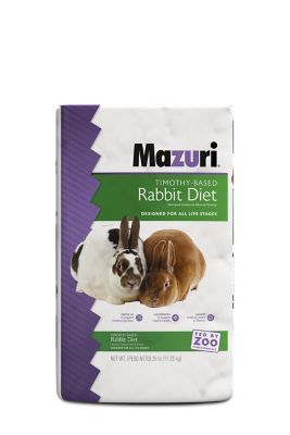 Mazuri Pelleted Timothy-Hay Based Rabbit Food, 25 lb. Bag at Tractor ...