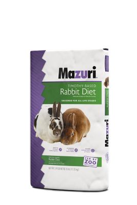 Mazuri Pelleted Timothy-Hay Based Rabbit Food, 25 lb. Bag at Tractor ...