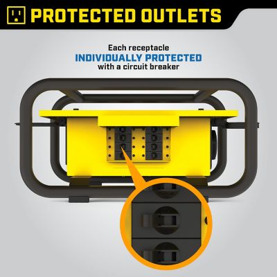 Champion Power Equipment Steel 50A Power Distribution Box at Tractor ...