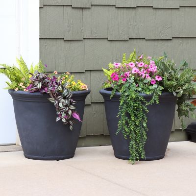 Sunnydaze Decor Anjelica Polyresin Indoor/Outdoor Unbreakable Double ...