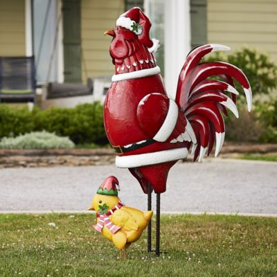Red Shed Santa Christmas Rooster, 6 ft., 2354101 at Tractor Supply Co.
