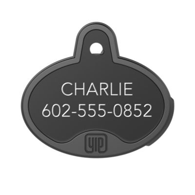 YIP Smart Tag Pet Tag and Tracker, Oval, Works with Samsung Galaxy ...