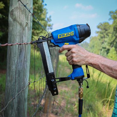 Estwing Pneumatic 16-Gauge 1" Fencing Stapler with Adjustable Metal ...