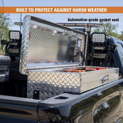 Buyers Products Diamond Tread Aluminum Lo-Sider Truck Box, 13X16X70 in ...